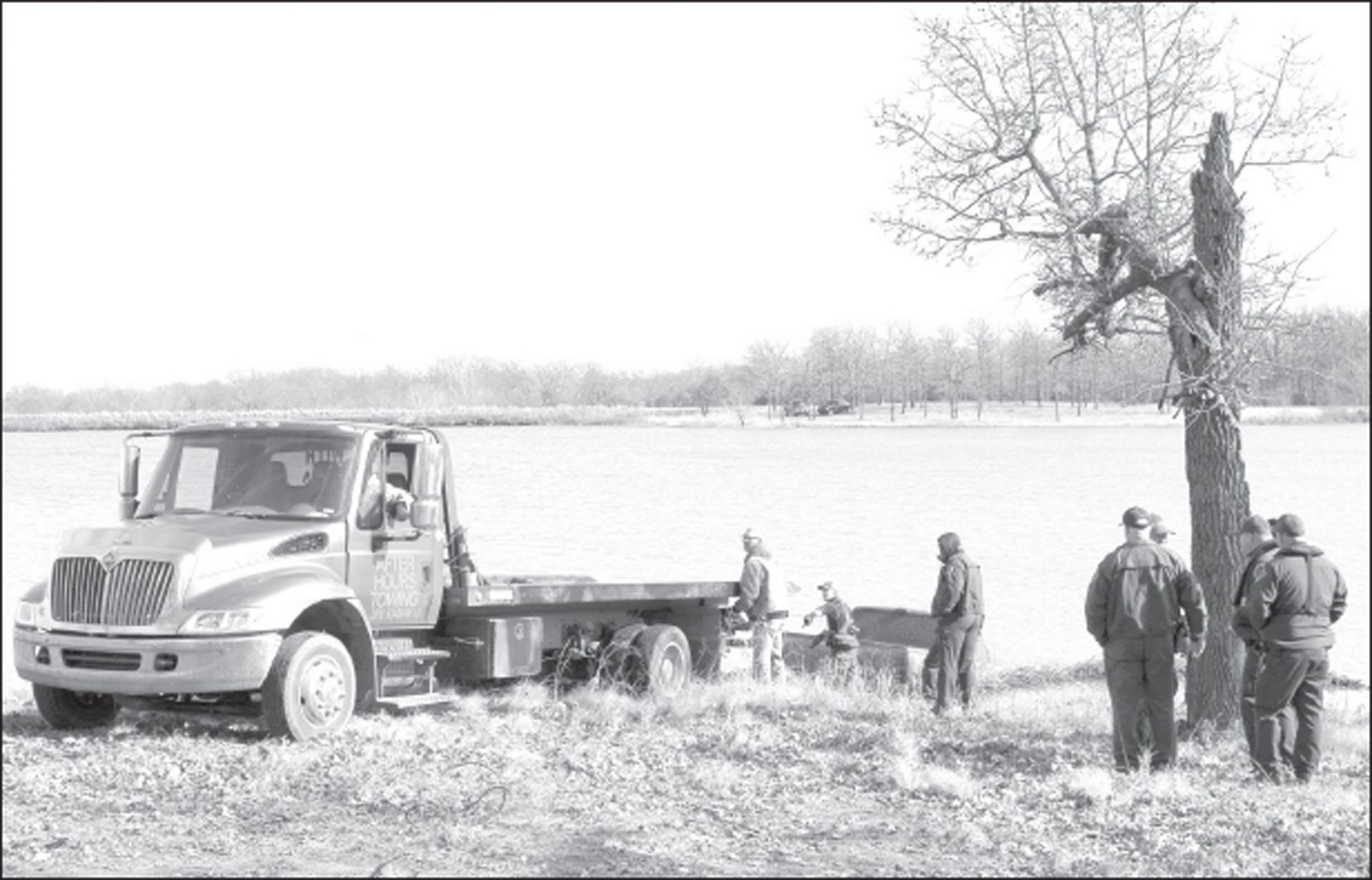 OHP recovers pickup from Henryetta Lake