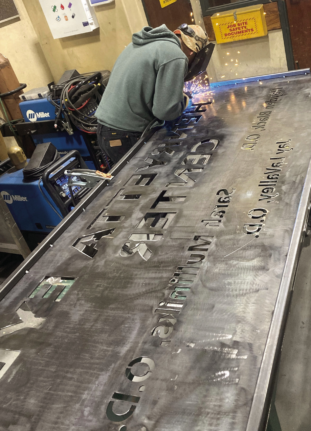 GCTC Welding Students Create Custom Sign