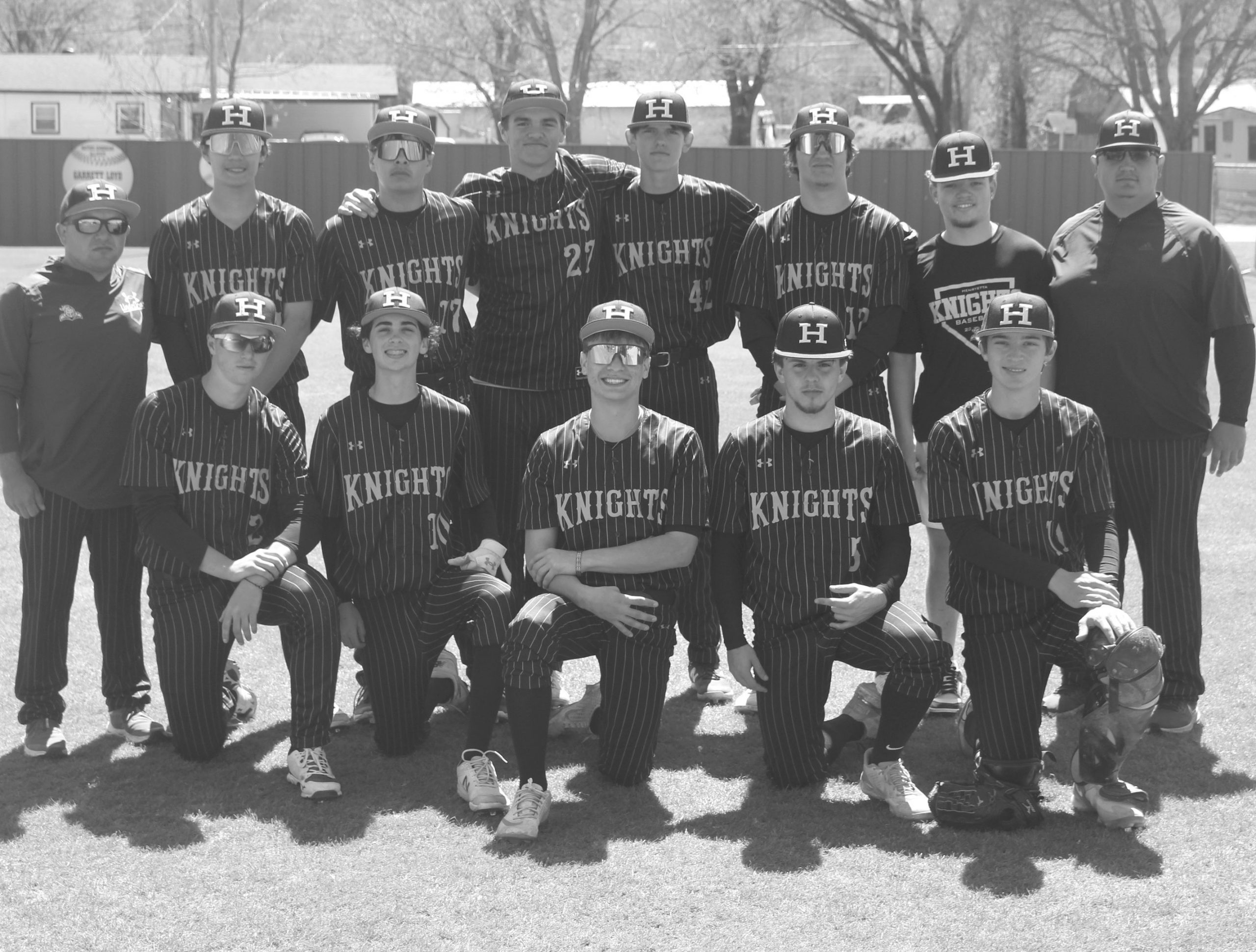 The Henryetta Golden Knight baseball team members include (not in order ...