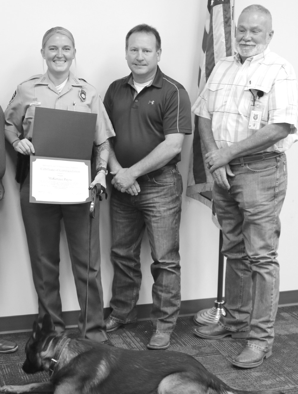 OCCJA canine officer dies