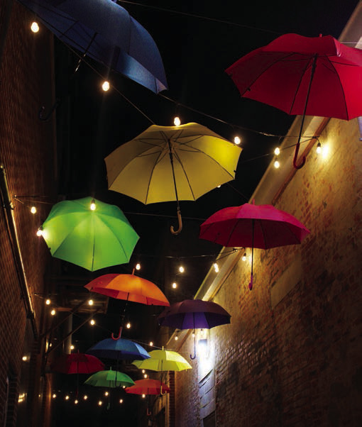 Okmulgee Main Street brings Umbrella Alley to downtown space