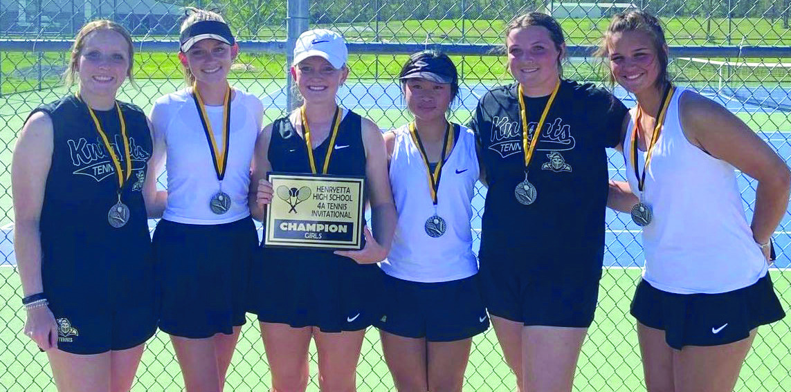 Lady Knights Tennis wins home tournament