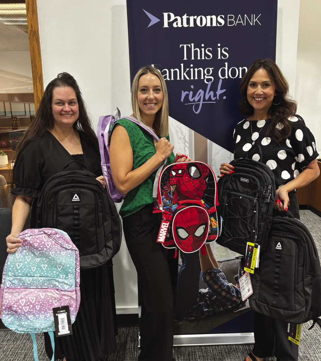 Patrons Bank hosts backpack drive for local schools