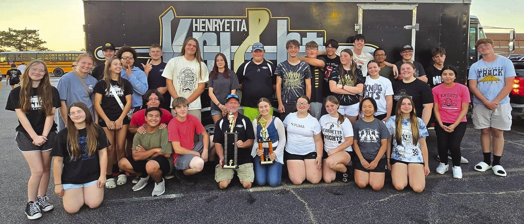 Knight Brigade Takes 1st at Konawa Band Day