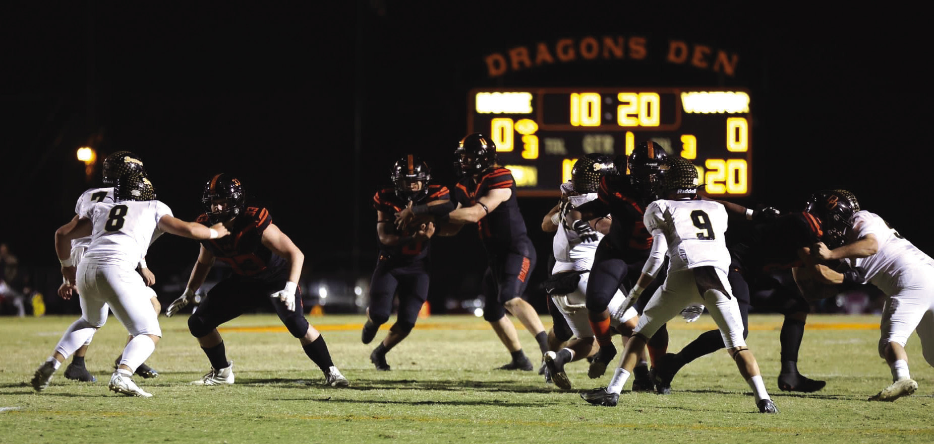 Dragons dominate district