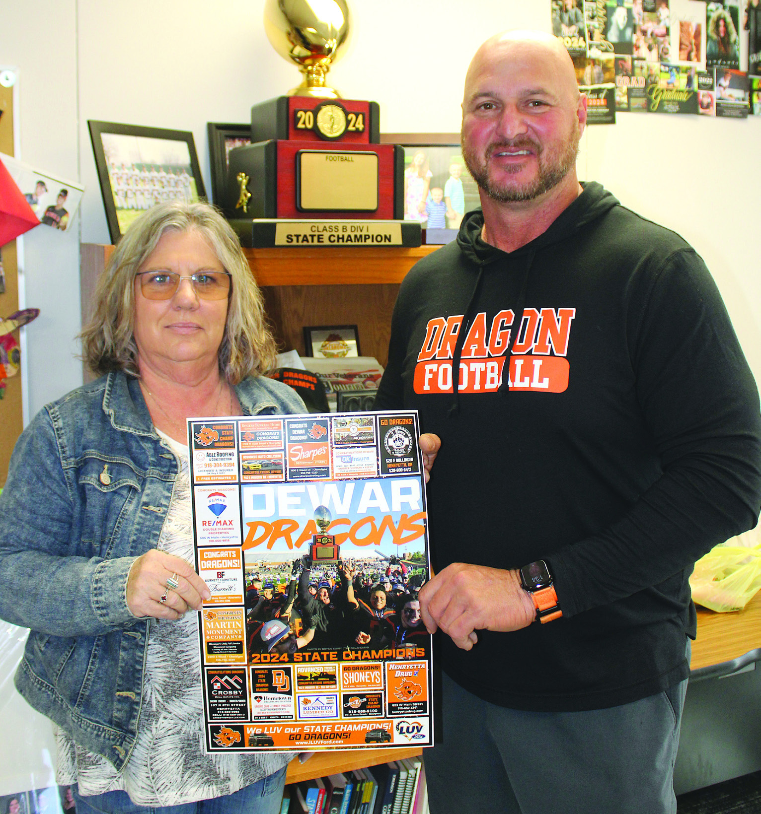 Congratulatory Posters Delivered to Dewar Schools