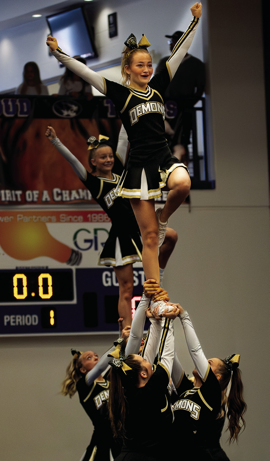 Beggs cheer falls just short at Regionals